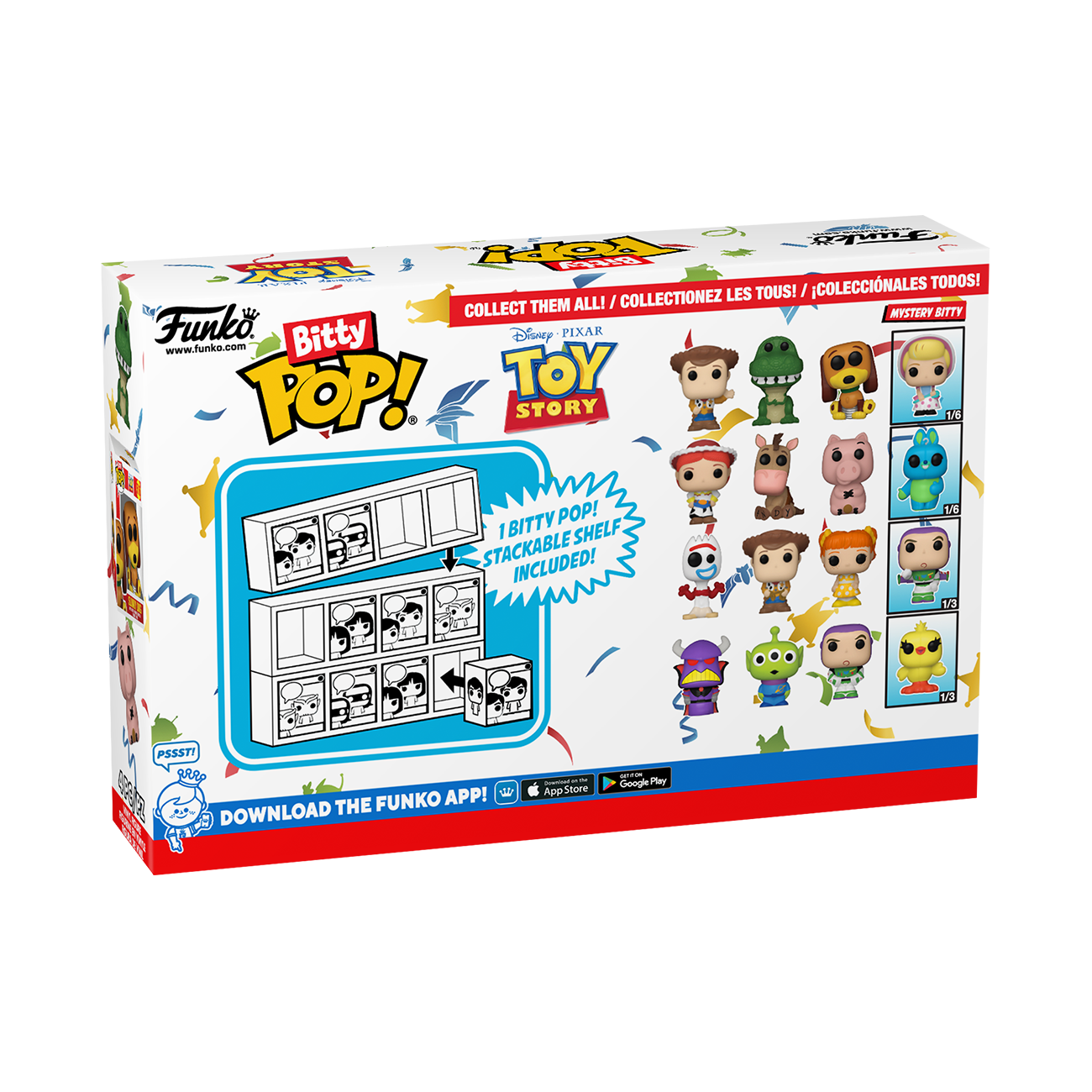 Toy Story 4 Pack Series 1 Bitty Pop Vinyl Funko Eu