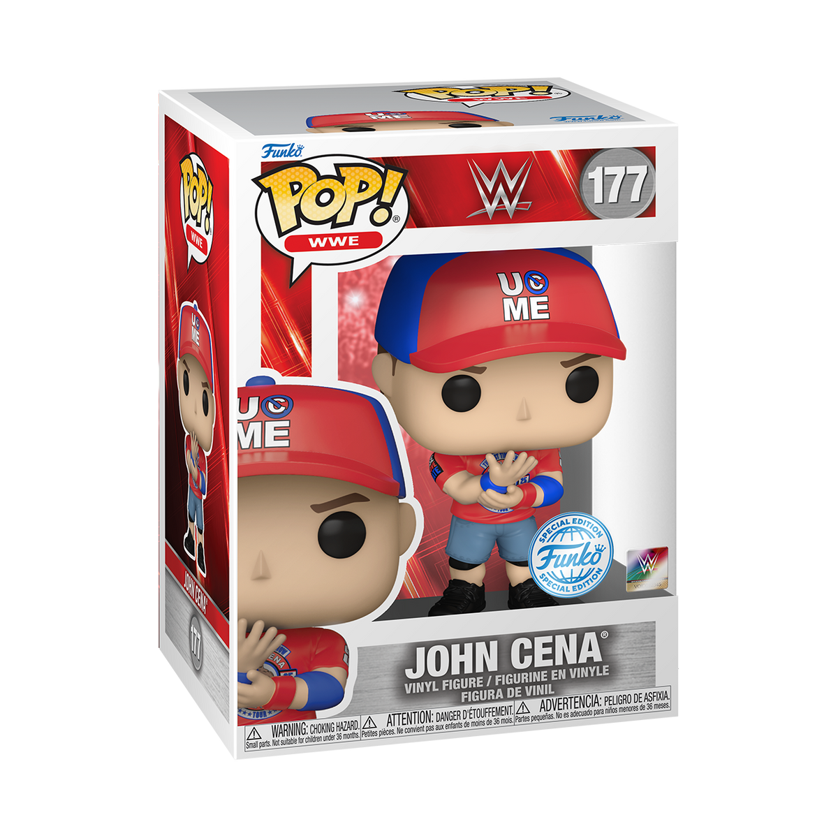 John Cena Can t See Me WWE Pop Vinyl Exc